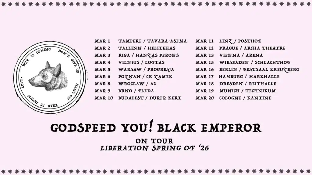 GODSPEED YOU! BLACK EMPEROR / KRISTOF HAHN (SWANS) - CityGuide